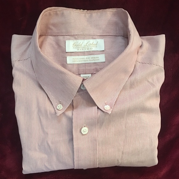 gold label roundtree & yorke | Shirts | Gold Label Mens Dress Shirt ...